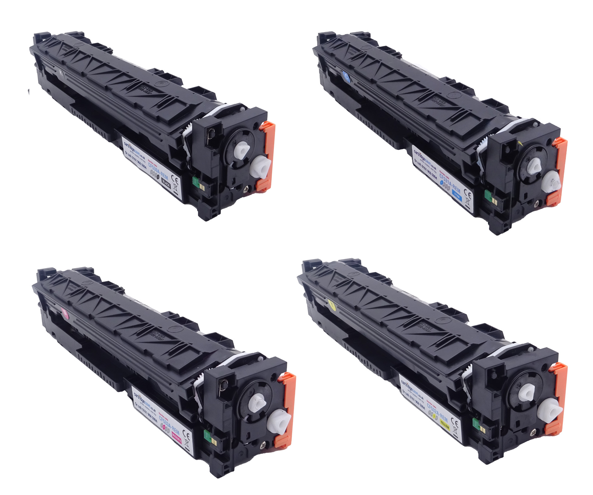 Compatible HP 205A (CF530A-REM, CF531A-REM, CF532A-REM, CF533A-REM ...